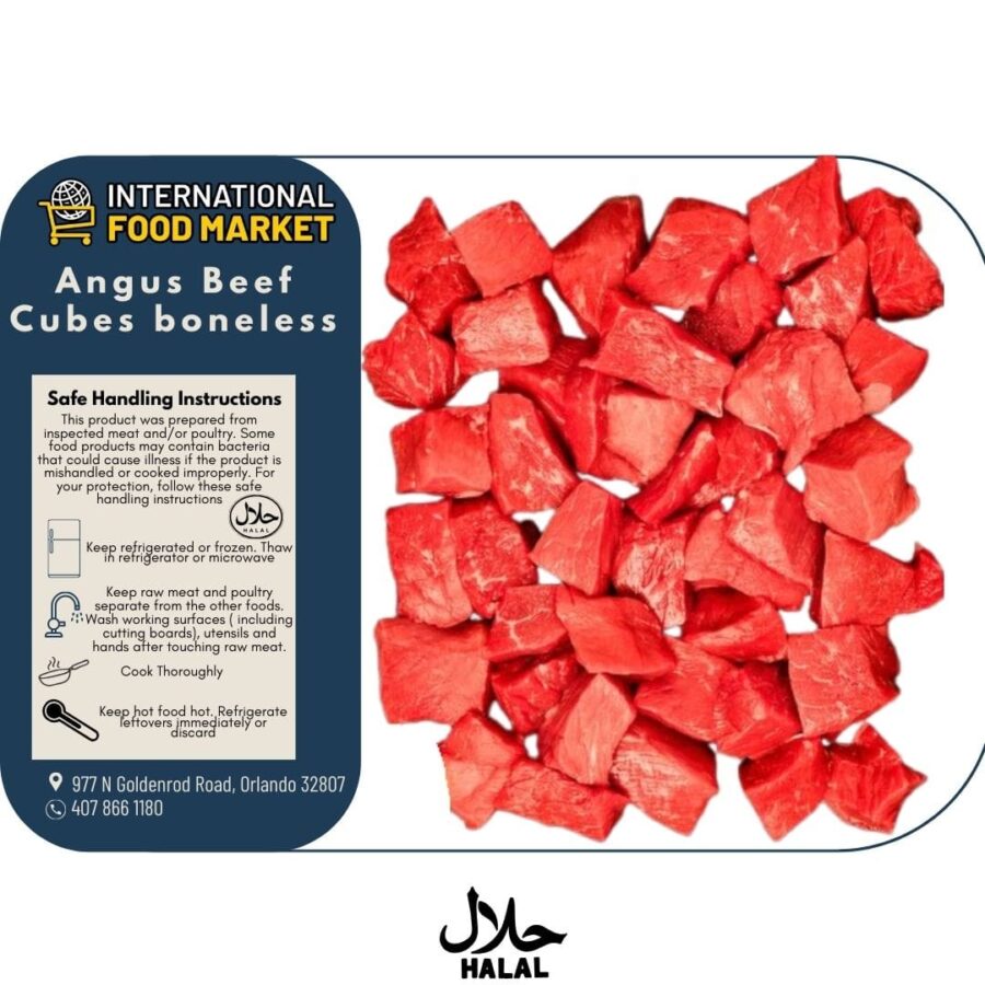 ANGUS BEEF CUBES BONELESS – International Food Market