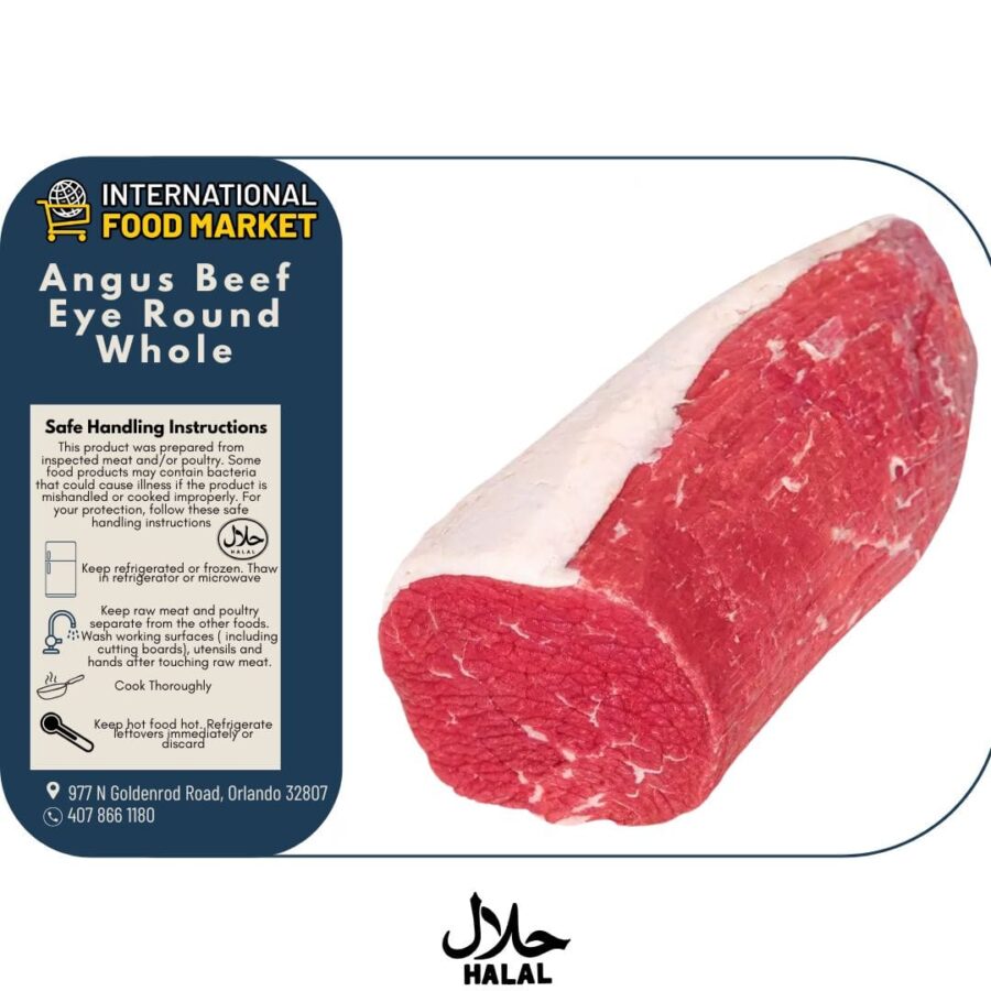 ANGUS BEEF EYE ROUND WHOLE – International Food Market